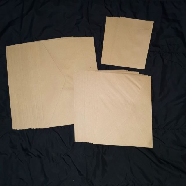 BROWN Envelope 200Lbs- Ordinary or Vision Kraft(Japan)-10's | Shopee ...