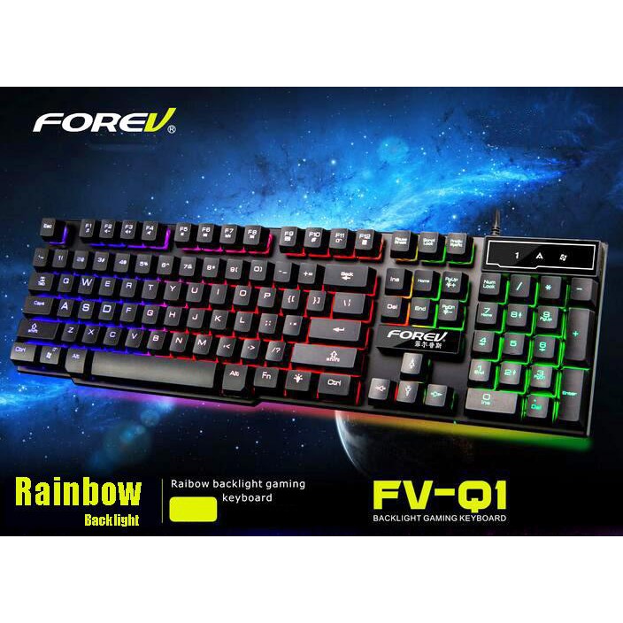 Forev USB 104Key Wired Gaming Keyboard | Shopee Philippines