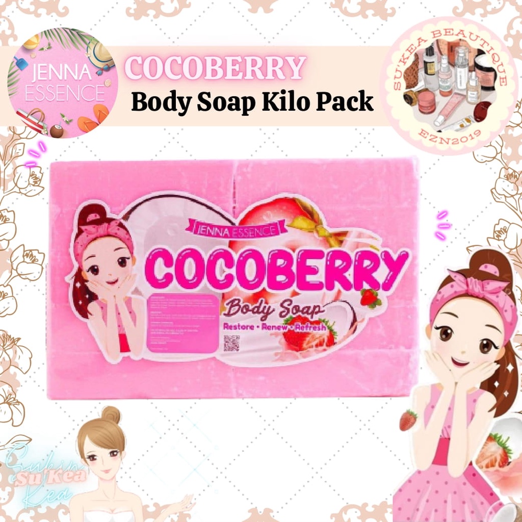 Cocoberry Soap 1kg by Jenna Essence whitening | Shopee Philippines