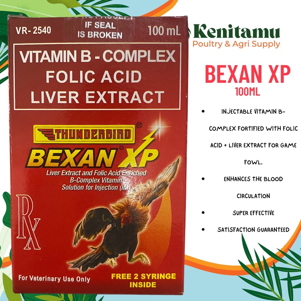 BEXAN XP 100ml VITAMIN B-COMPLEX + FOLIC ACID + LIVER EXTRACT | Shopee ...