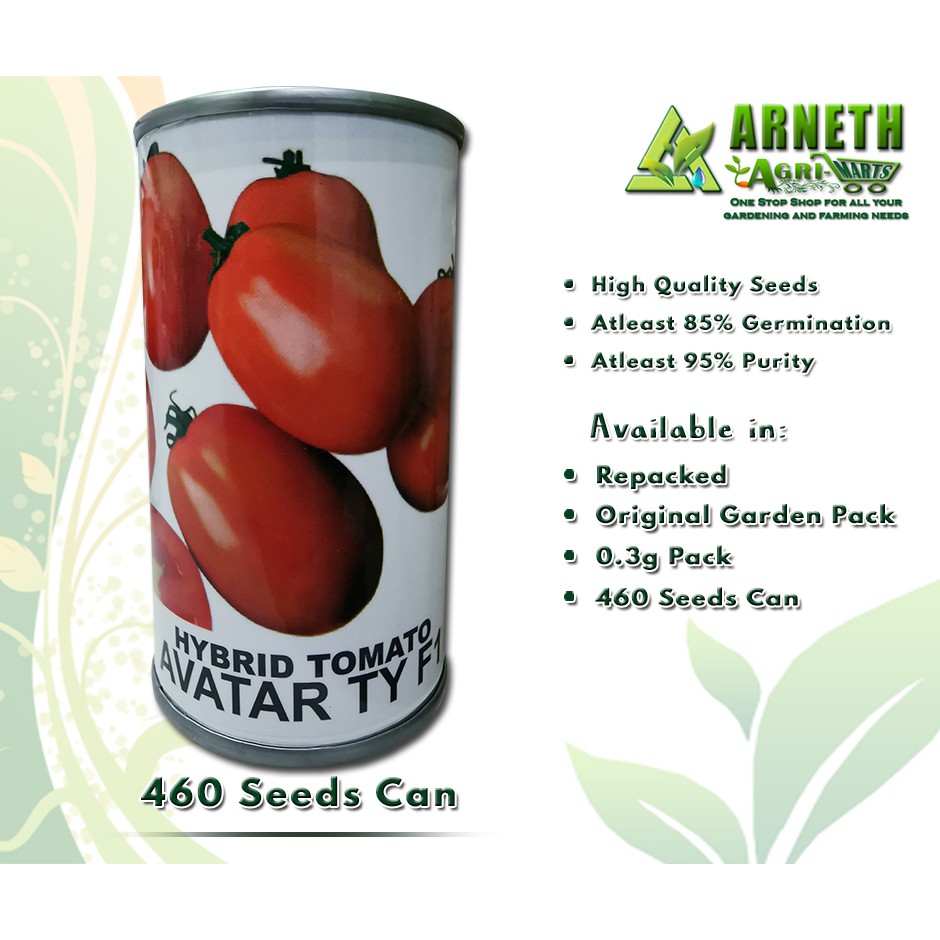 TOMATO AVATAR SEEDS BY CONDOR SMALL CAN (460SEEDS) | Shopee Philippines
