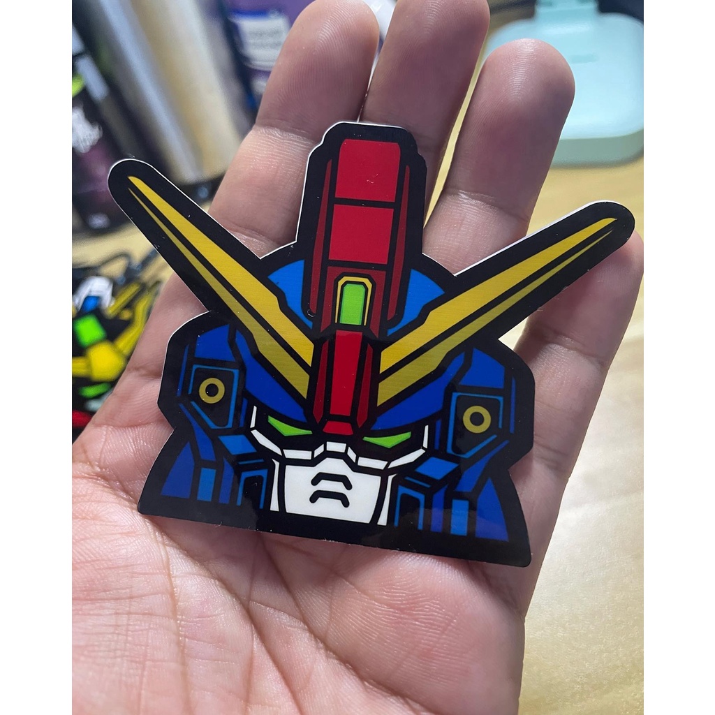 Gundam Wing Peeker Stickers VINYL LAMINATED for Aquaflask/Hydroflask ...