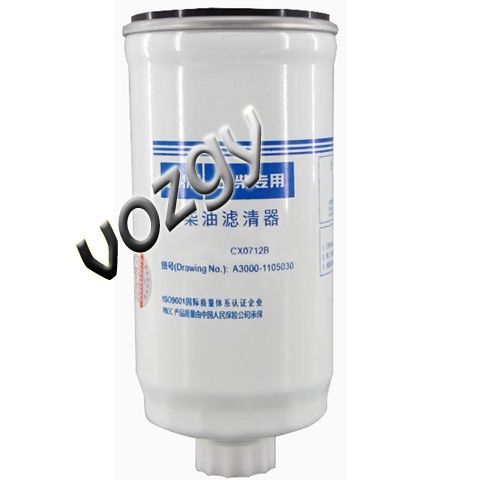 FUEL FILTER CX0712B KFC-05030 A3000-1105030 CX-0712B YUCHAI YC6A / YC4G / YC6J / YC6G FOTON VIEW ...