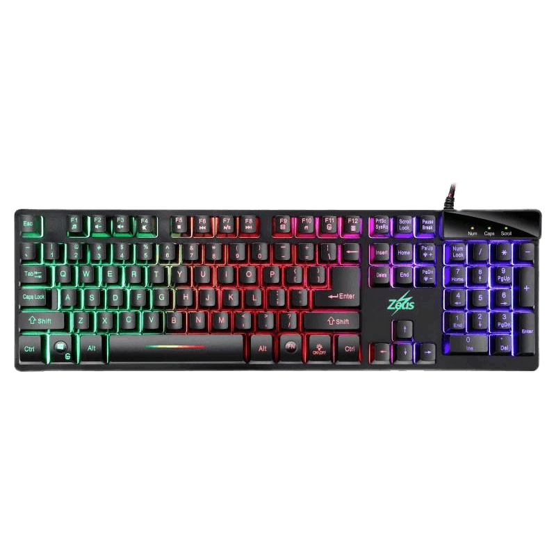 Zeus K003 ( Darth Vader ) Real RGB Mechanical Feel-Like Gaming Keyboard ...