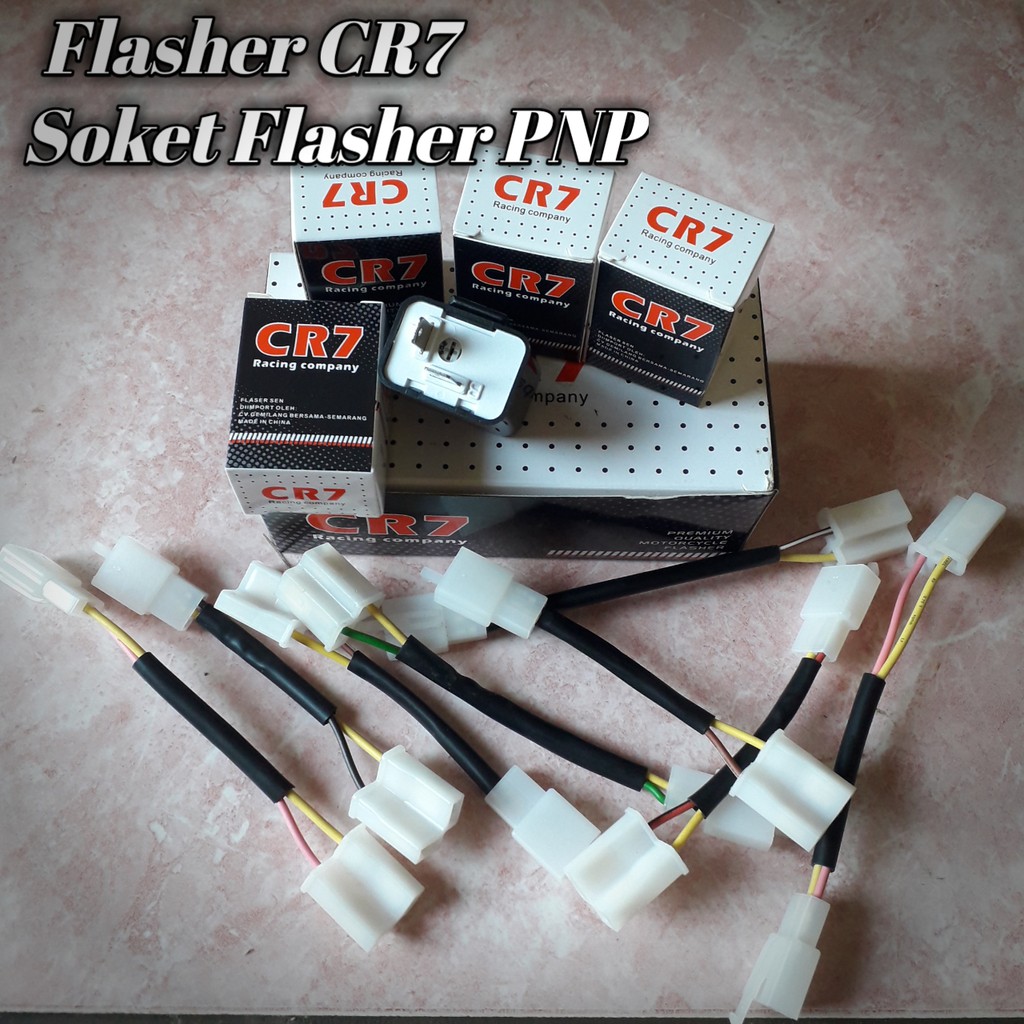 Guaranteed PNP Flasher led cr7 socket Cable socket honda all new vario ...