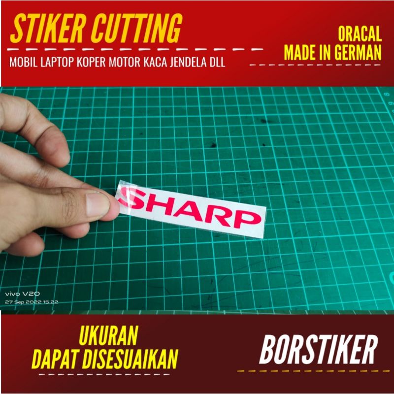 Sharp STICKER CUTTING STICKER ANIME LOGO ETC | Shopee Philippines