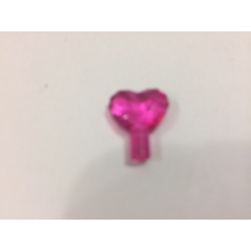 Authentic Lego Trans Dark Pink Rock 1 x 1 Jewel Heart Shaped No. 15745 ...