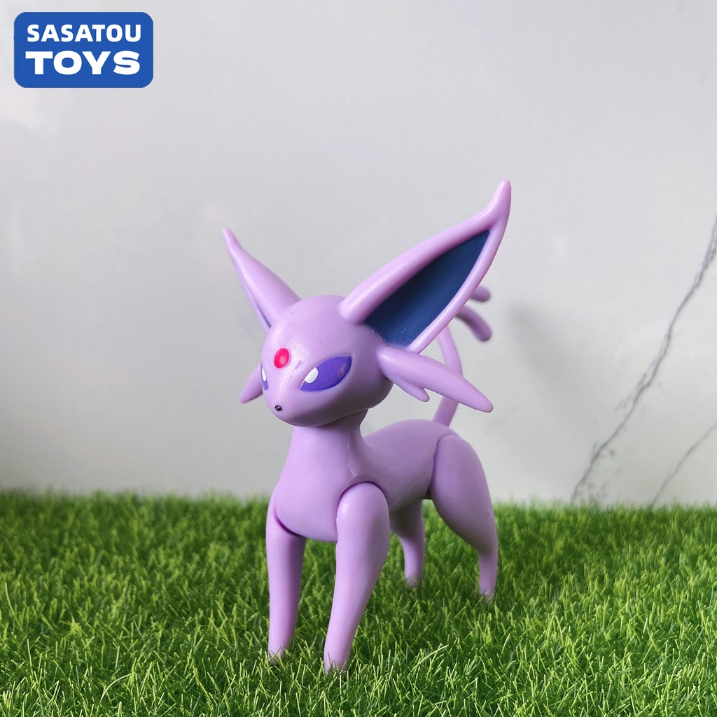 Pokemon figures Eevee Vaporeon Jolteon Flareon Sylveon Espeon Umbreon Glaceon Leafeon moncolle ...