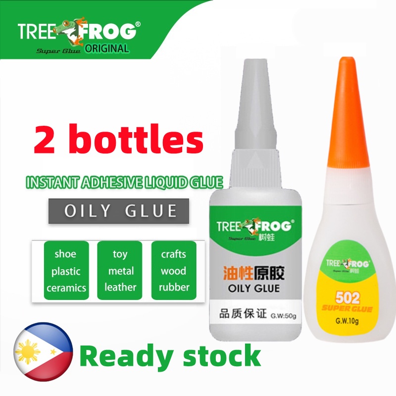 【2 bottle】 Original TREE FROG 502 Strong Super Glue Liquid Universal ...