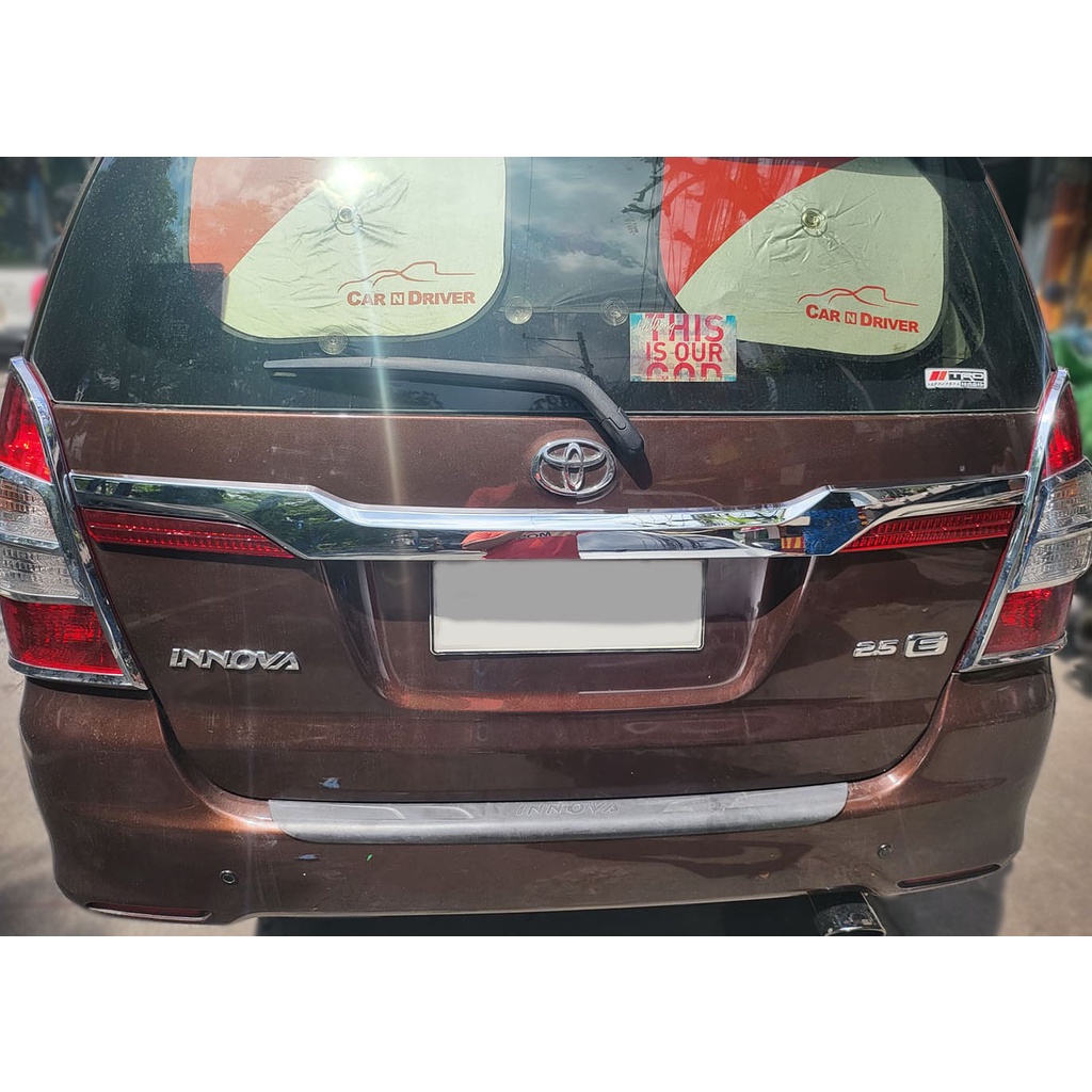 Toyota Innova 2014 to 2015 Trunk Lid Cover (Chrome) | Shopee Philippines