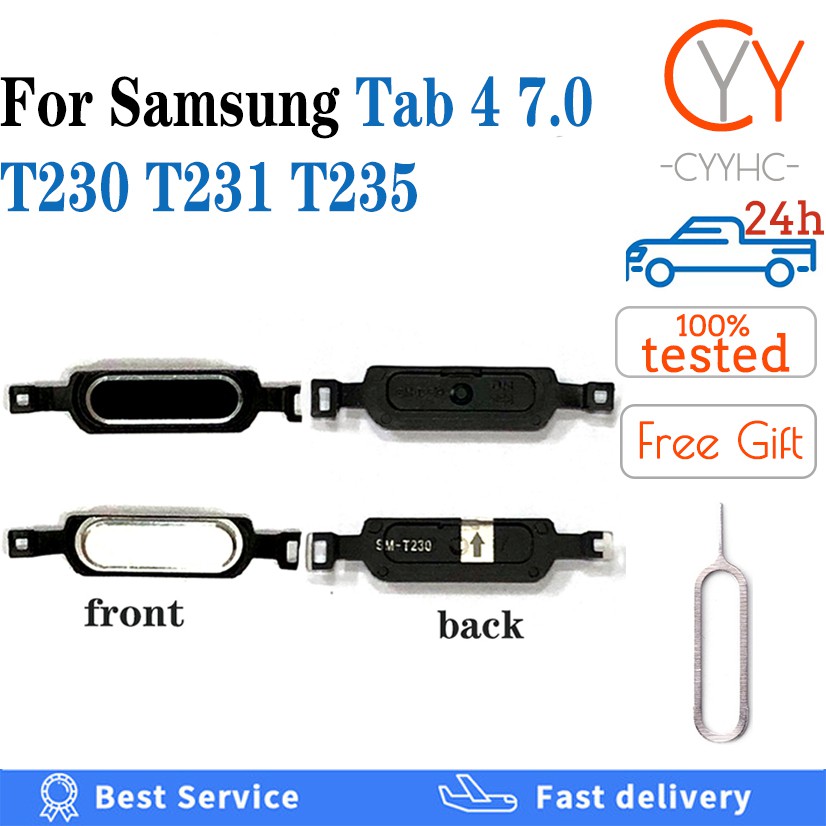 Home Button For Samsung Galaxy Tab 4 7,0 T230 T231 T235 Power Button mobile return key ...