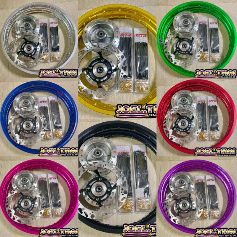 Rim Set With Bearing Xrm110,Xrm125,Wave125i,Wave100 disctype,Rs125 ...