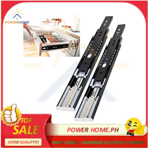 HYDROLIC PUSH OPEN Drawer guide Full Extension Steel 3 Fold , 8inch to ...