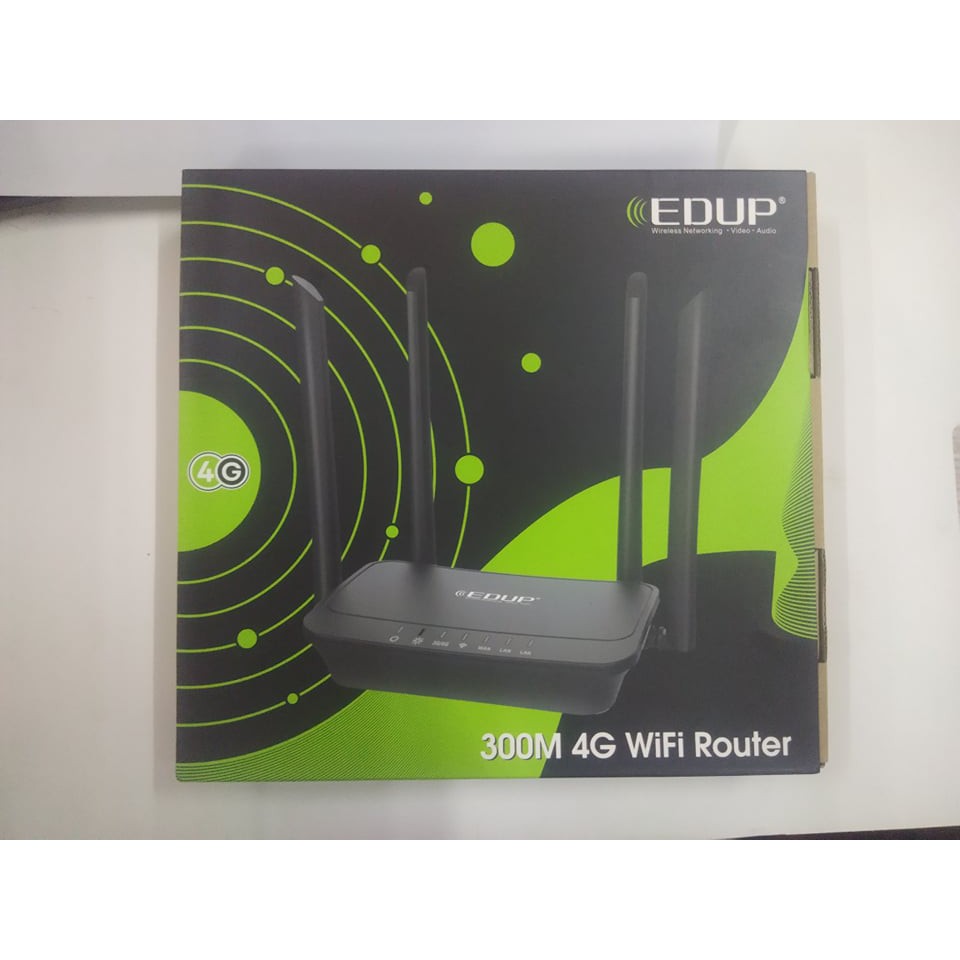 EDUP 4G WIFI ROUTER 300M (EP-N9531) | Shopee Philippines