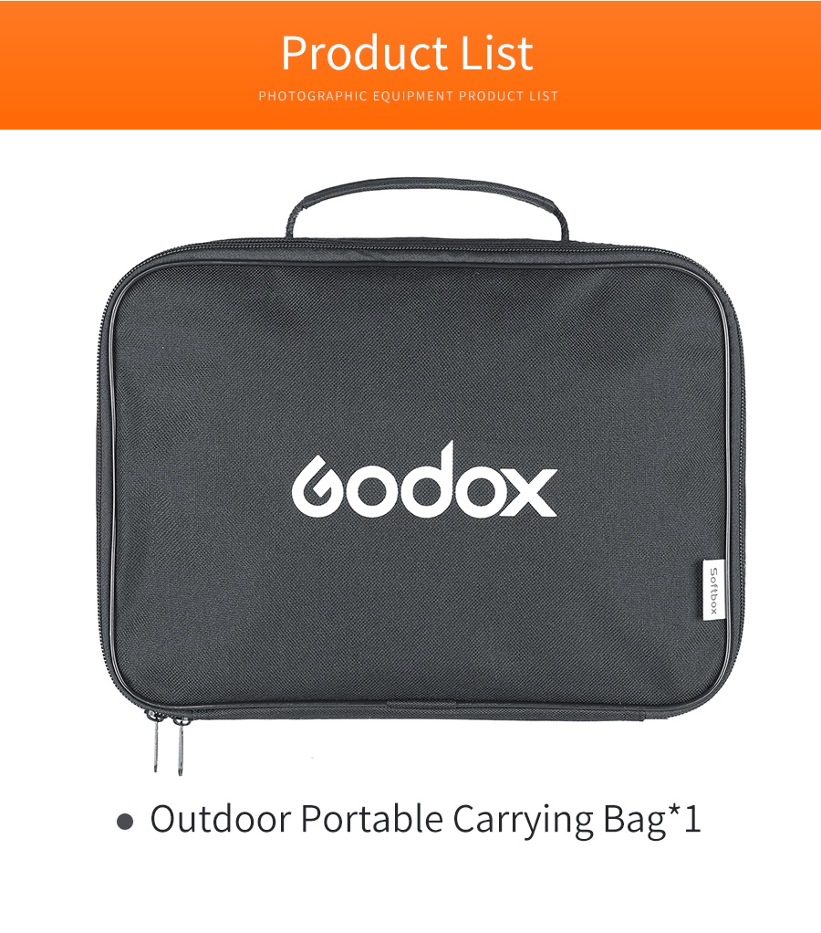Godox 80 * 80cm / 60 * 60cm / 50 * 50cm / 40 * 40cm S-type with Softbox ...