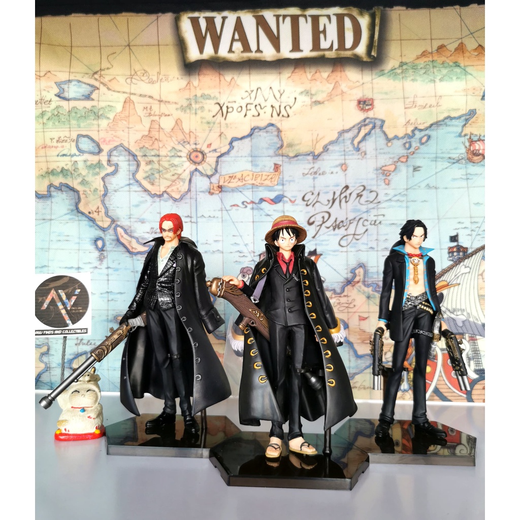 Authentic Onepiece_Strong World Styling - Shanks, Luffy and Ace ...
