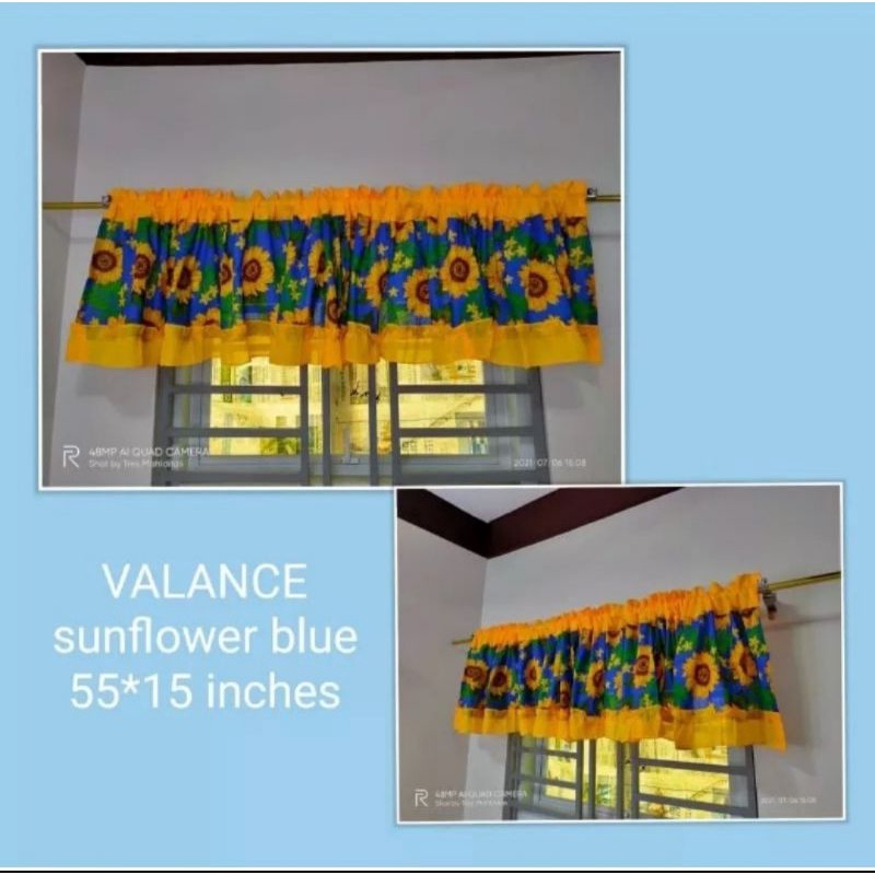 DepED Blackboard/ School Curtain PRINTED | SUNFLOWER (Length: 50" Width ...