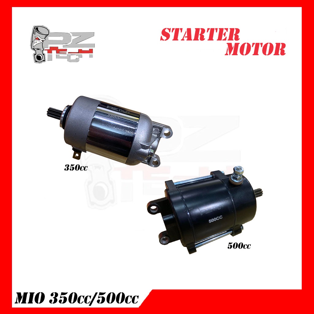 STARTER MOTOR MIO 400cc/500cc (PZTECH) | Shopee Philippines