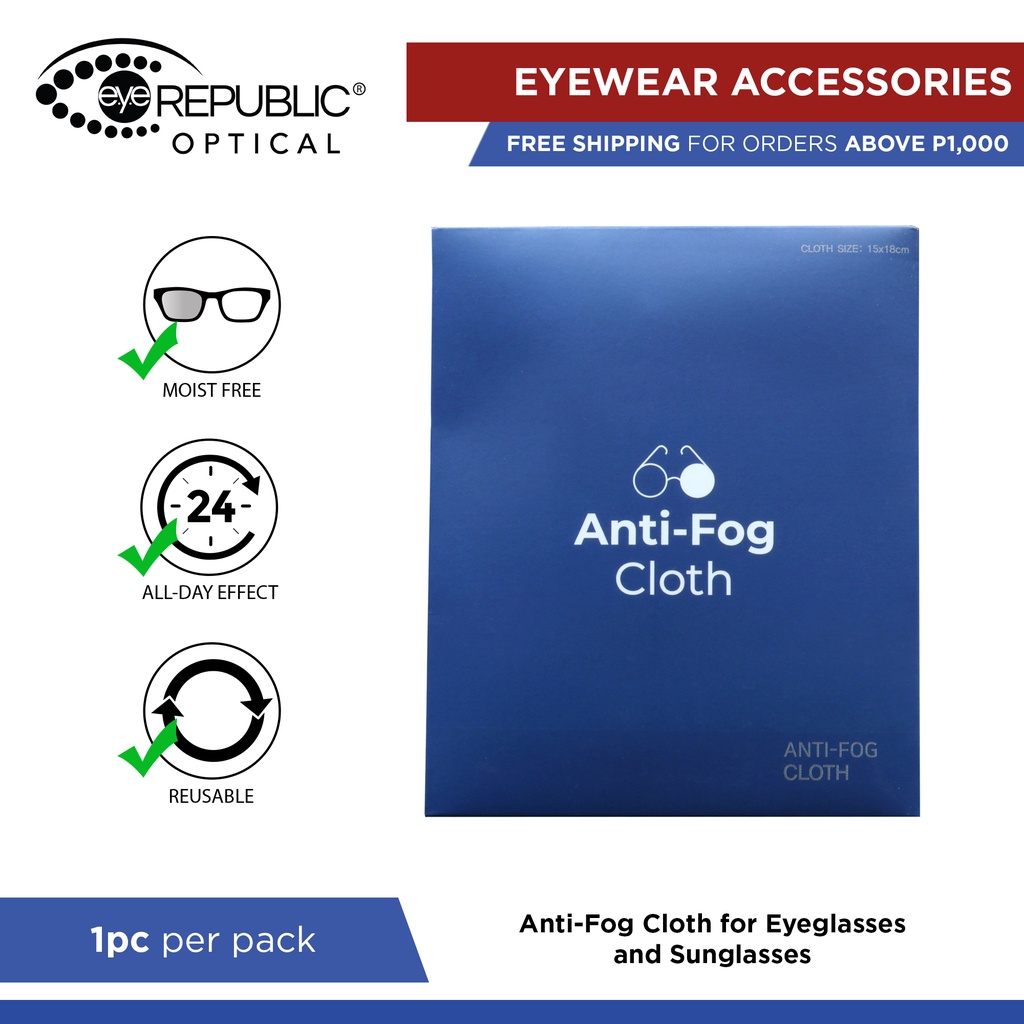 Anti-Fog Microfiber Wiper/Cloth for Eyeglasses/Sunglasses Accessories ...