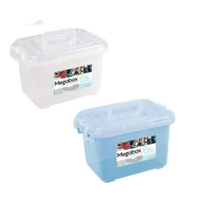 Megabox Plastic Storage Box 6.5 Liters | Shopee Philippines