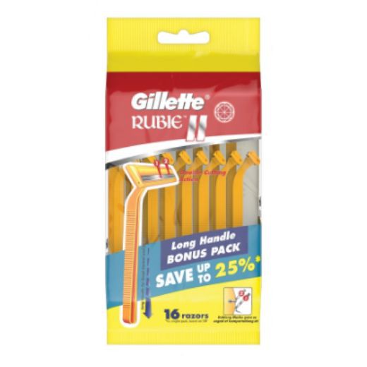 Gillette Rubie II Razor 16s | Shopee Philippines