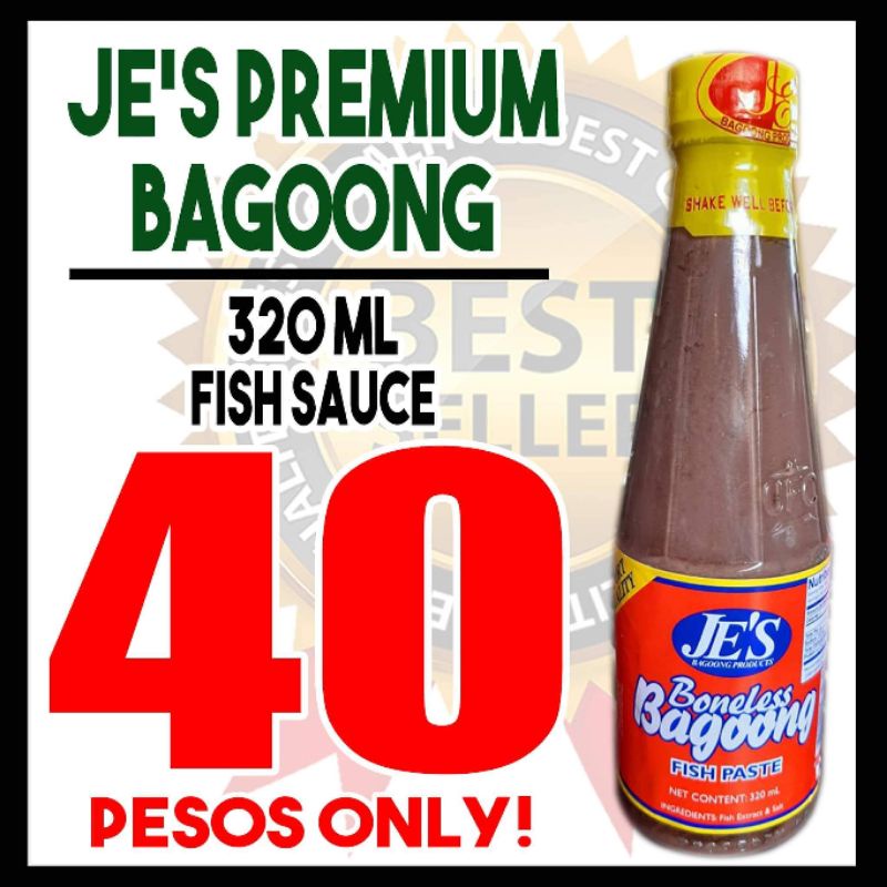 JES Premium Boneless Bagoong isda | Shopee Philippines
