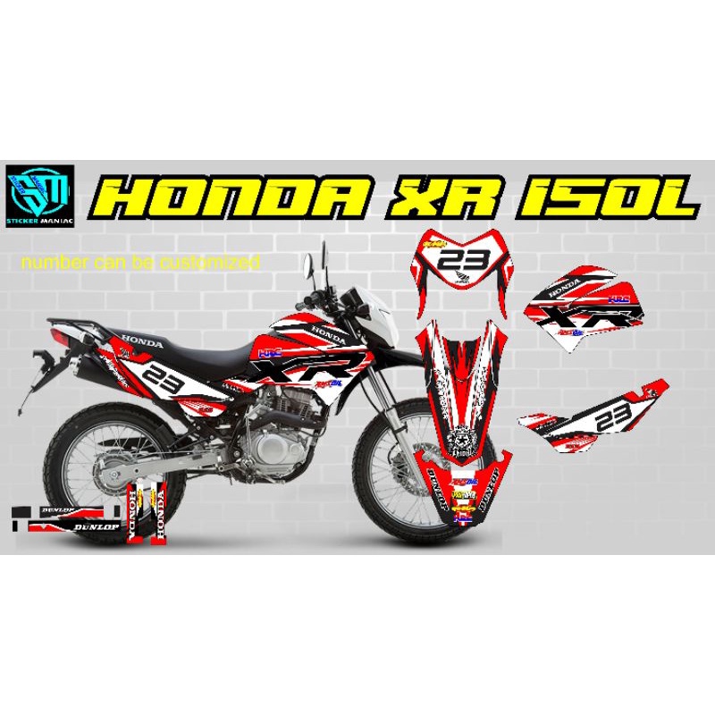 Honda XR 150L full body decals | Shopee Philippines