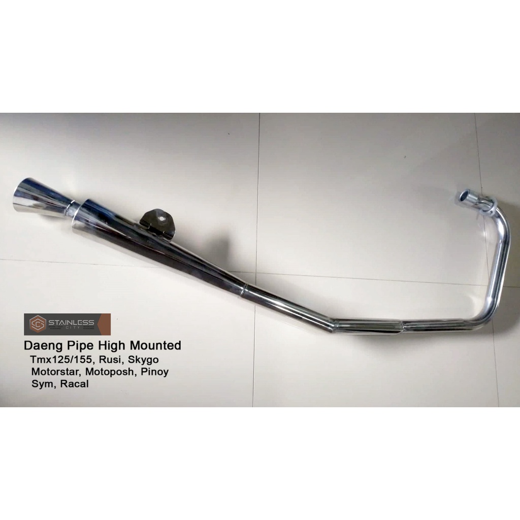 Daeng Pipe High Mounted for Tmx125/155 , Rusi, Skygo, Motorstar ...