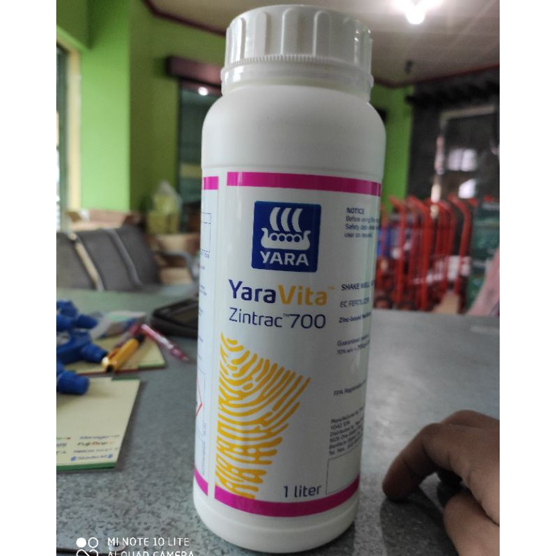 Yara Vita Zintrac 700 (Zinc-based fertilizer) 1 liter | Shopee Philippines