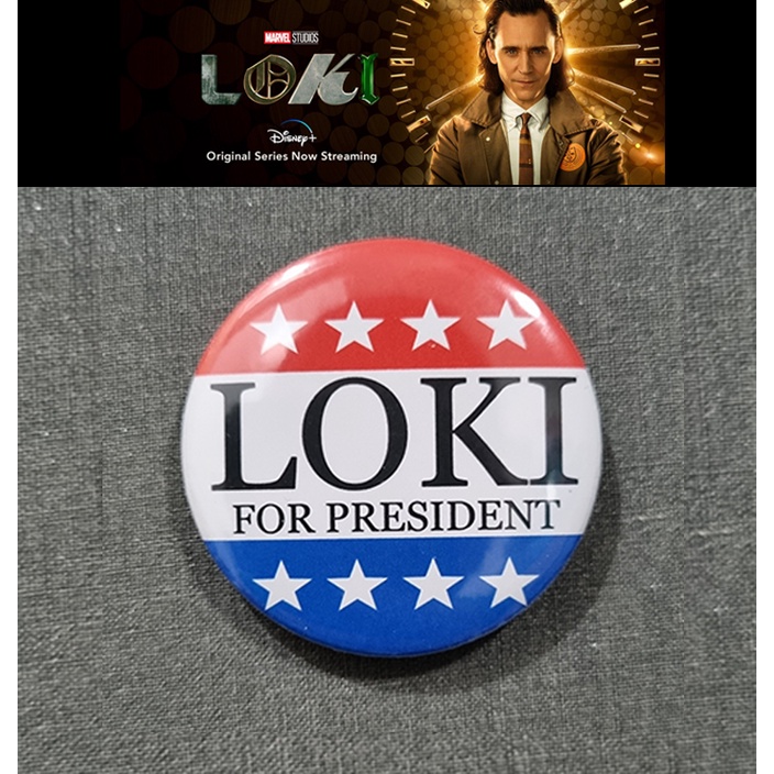 Loki for President | TVA | Ms. Minutes Button Pin 1.75" size | Shopee ...
