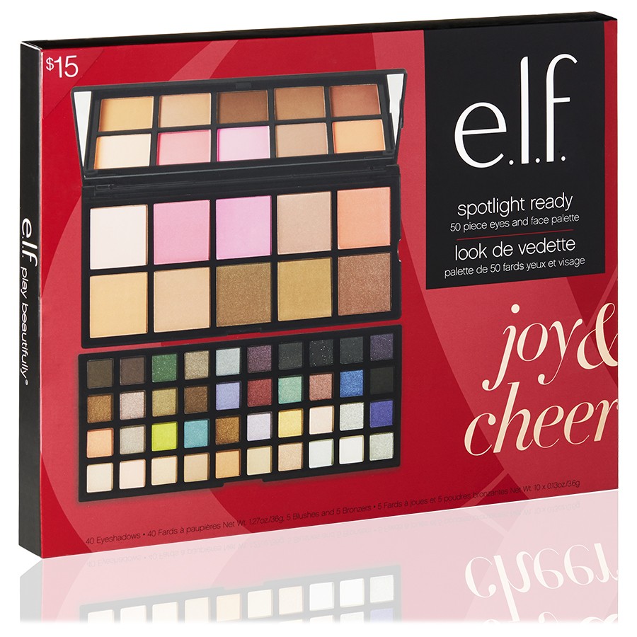 Eyeshadow Table + Elf Cheeks. Spotlight Ready Kit | Shopee Philippines