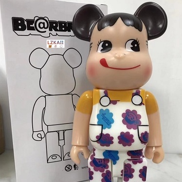Bearbrick × Fujiya - Peko 70TH Ver. 400% 28cm Anime Action Figures ...