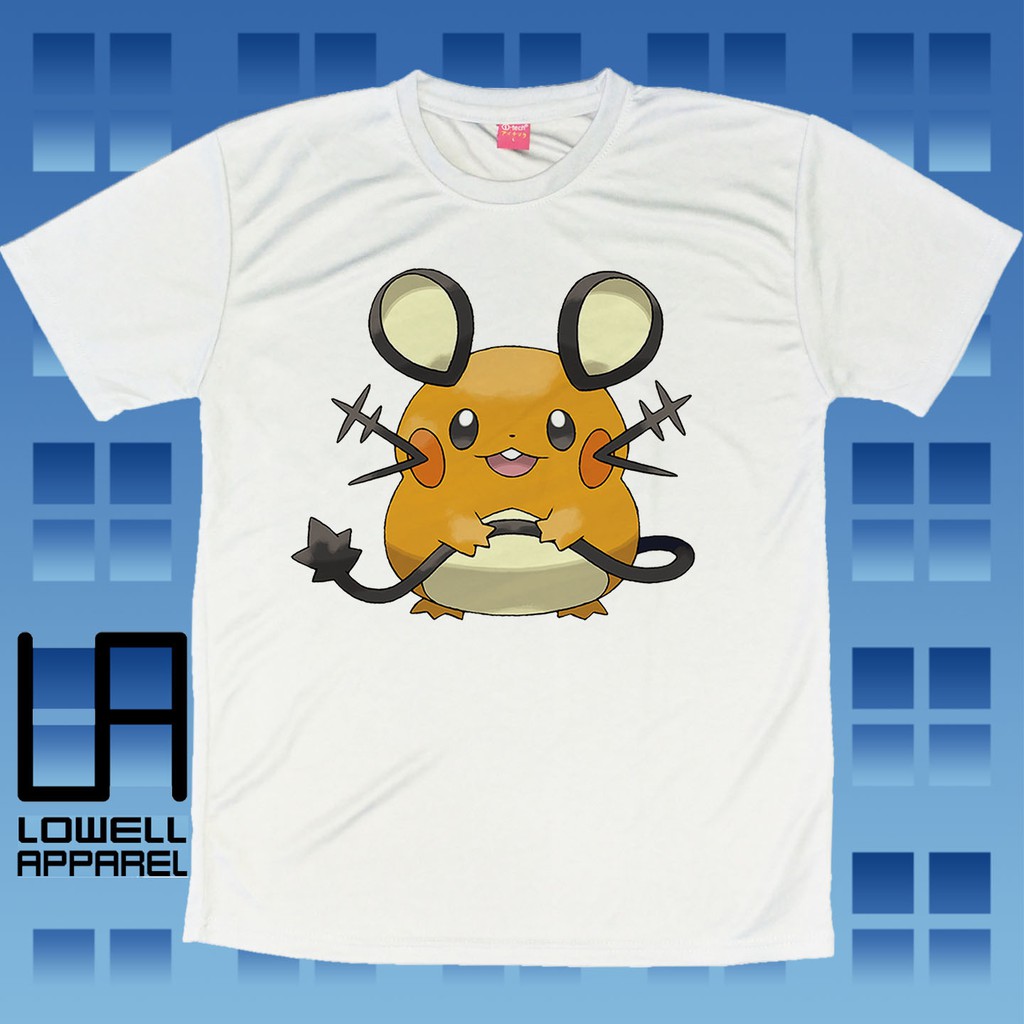 Dedenne Pokemon Anime T-shirt - Unisex - Sublimation - Dri-fit | Shopee ...