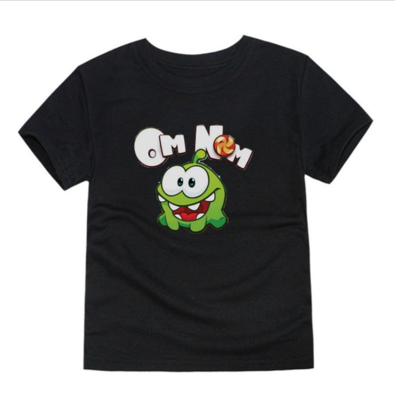 Om nom/Cut the rope t shirt for kids | Shopee Philippines