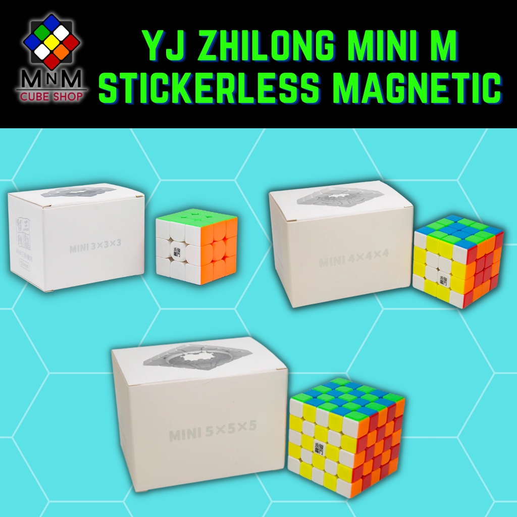 Core Magnets YJ Zhilong Mini 3x3 / 4x4 / 5x5 M Stickerless Magnetic ...