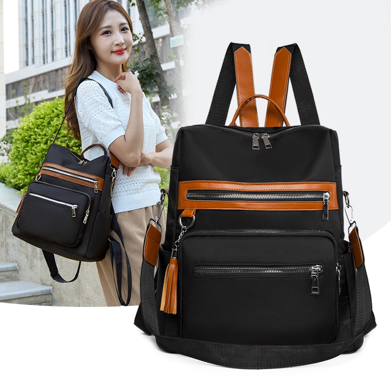 Laptop bag 14 inch Nylon Cloth backpack handbag women big bag large ...