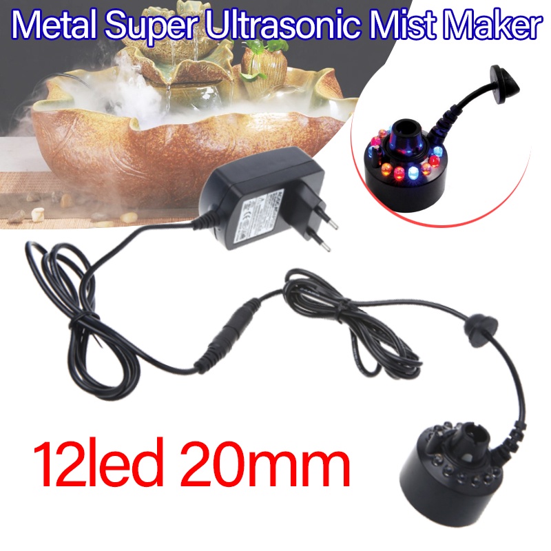 Single Head Mist Maker Fog Machine Atomizer Fogger Water Fountain US ...
