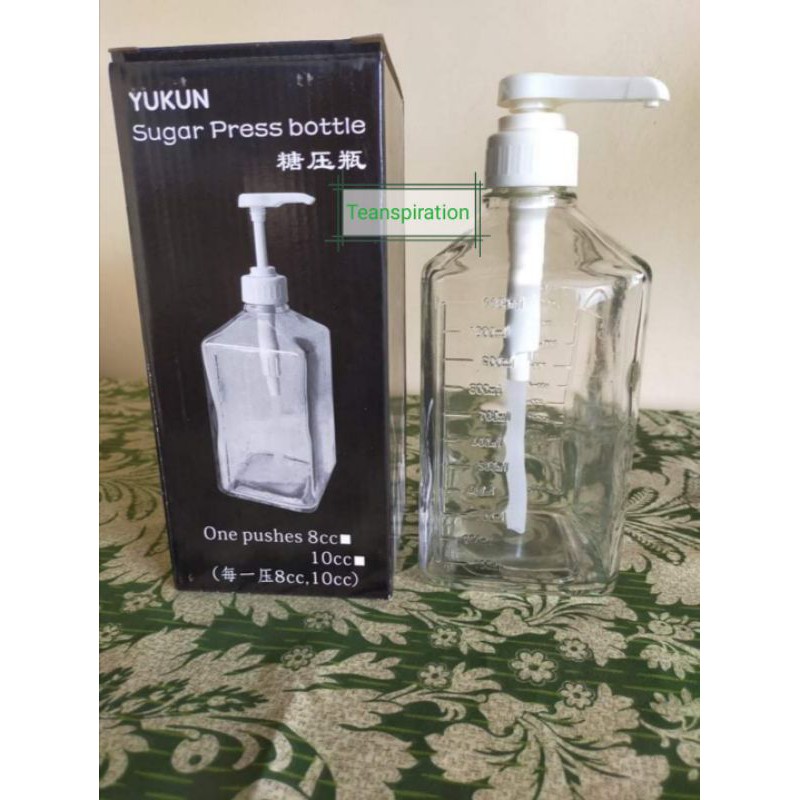 Glass Sugar Press Bottle (10cc each press) | Shopee Philippines