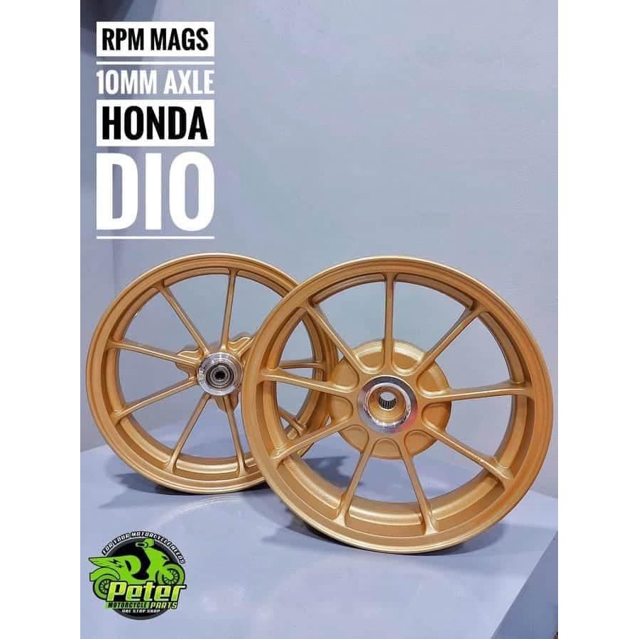 RPM MAGS SET HONDA DIO 1 2 3 DISC BRAKE (10MM AXLE) | Shopee Philippines
