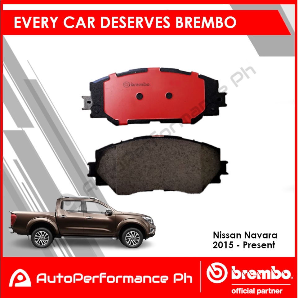 Front Brake Pads for Nissan Navara NP300 2015-Present - Brembo Ceramic ...