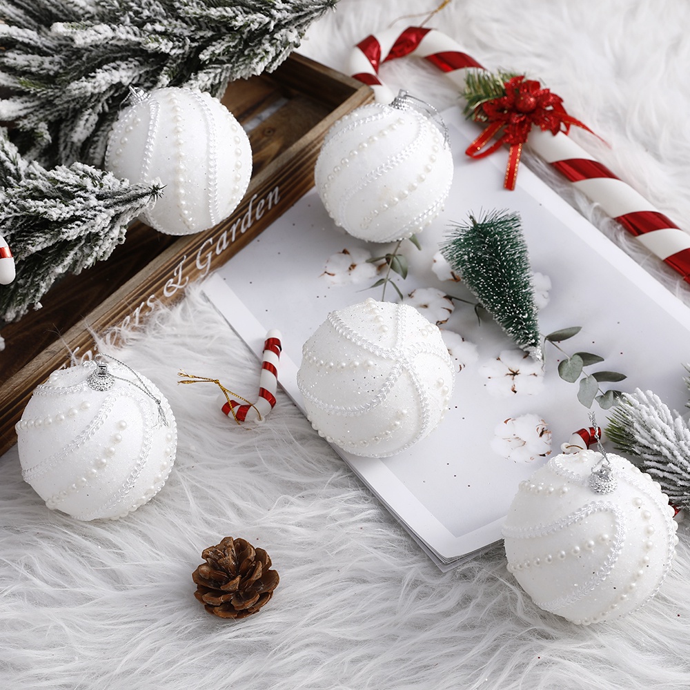 1pcs 8cm Christmas ball pendant hanging decorations colorful Christmas ...