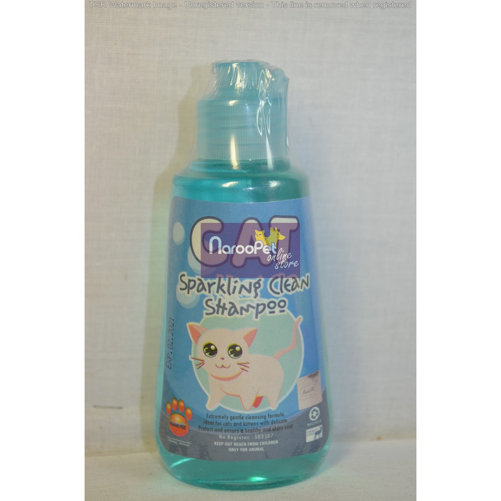 Avc - Raid Cat Shampoo All Cat Sparkling Clean Blue Shampoo 125ml ...