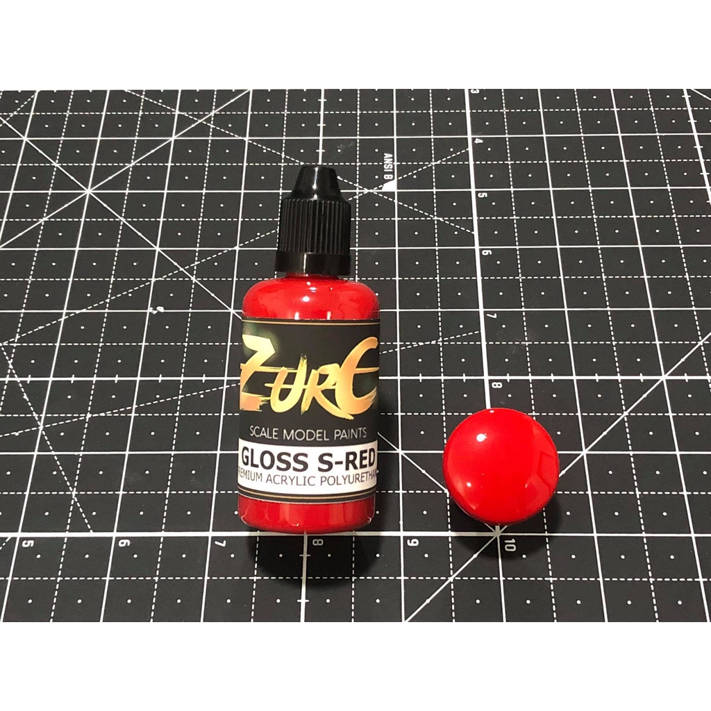 Zurc - GS GLOSS NON-METALLIC ACRYLIC - GLOSS SINANJU RED 50ML | Shopee ...