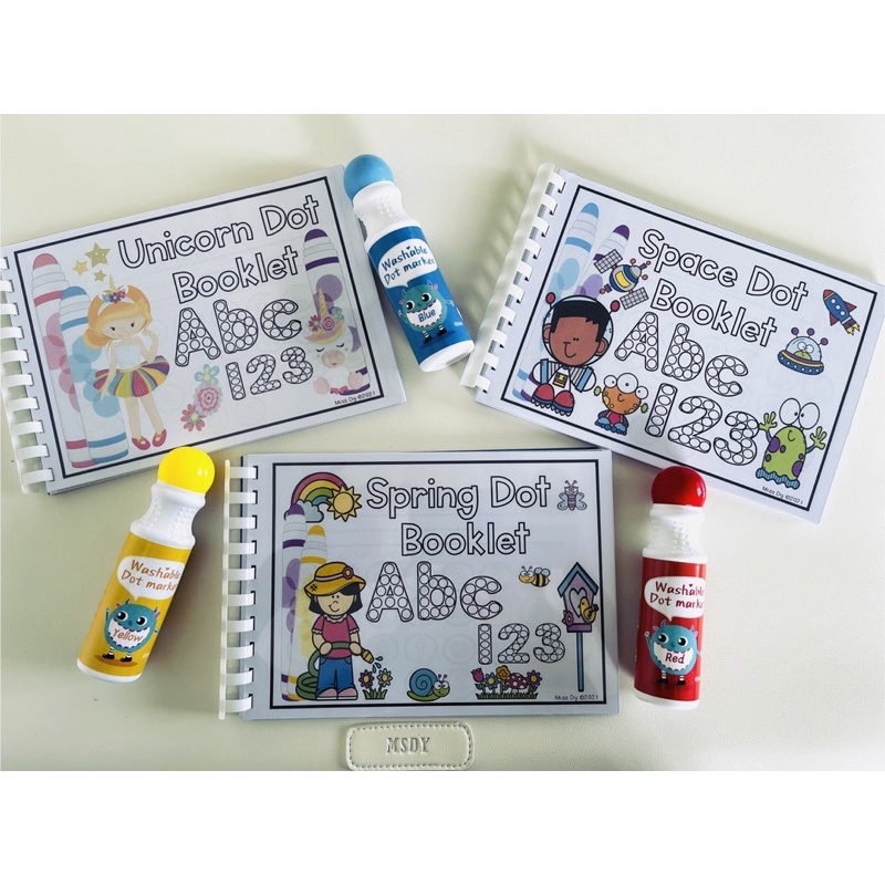 Dot Marker Set with Theme Booklet - Engage Young Learners with Fun Do-a ...
