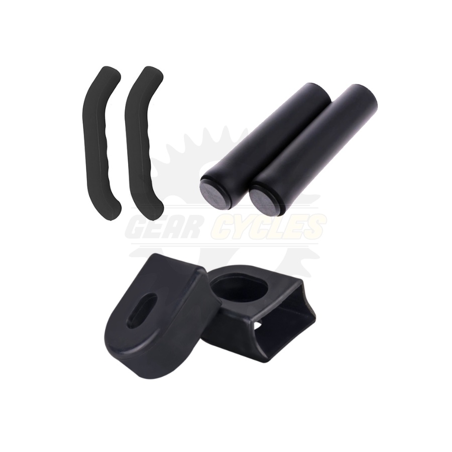 (BUNDLE) Silicone Grips Handlebar Brake Lever Cover Crank Arm Boots ...