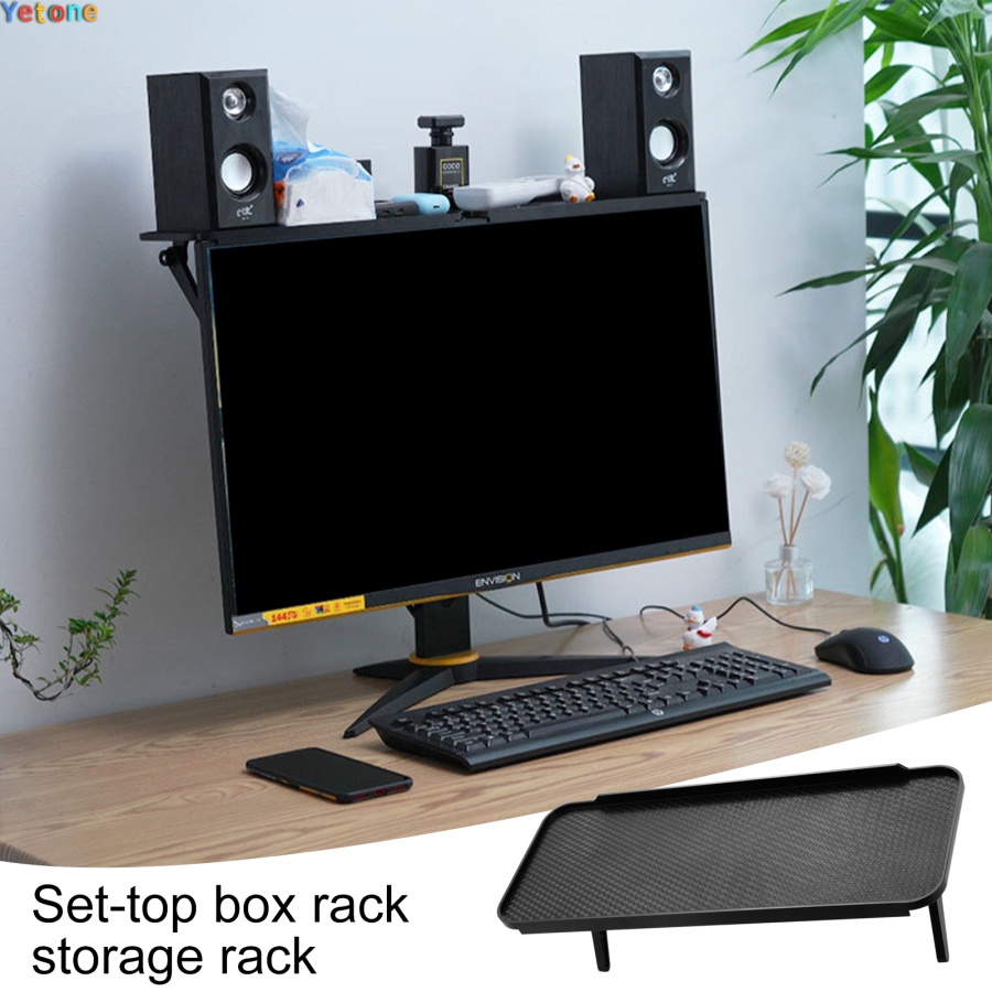 【Yetooone】1 Piece Of TV Top Rack Screen Rack Adjustable Monitor Top ...
