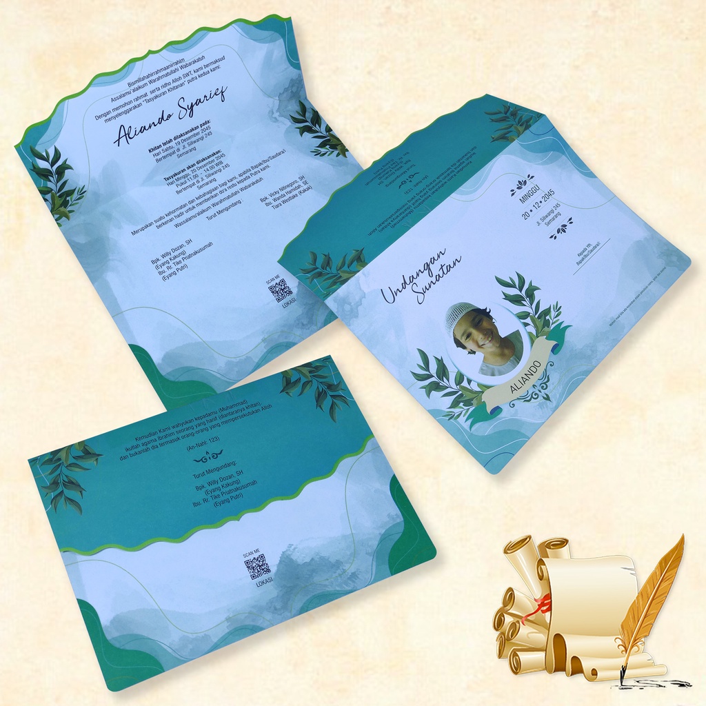 Print Circumcision Invitation/Children's Order | Shopee Philippines