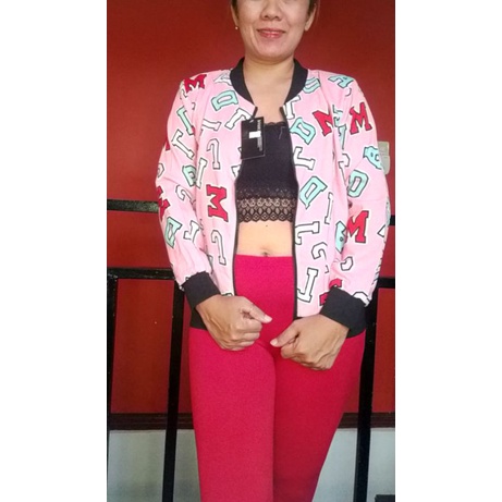 Korean Autumn Bomber Jackets Women's Fashion Printed Coats Sunscreen ...