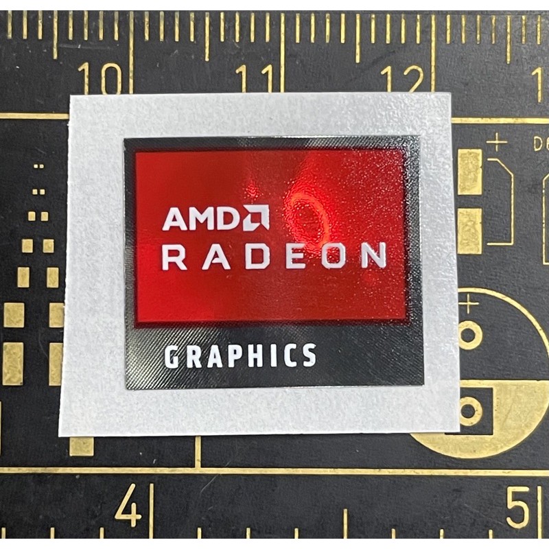 Original 2020 AMD Radeon Graphic logo Sticker | Shopee Philippines