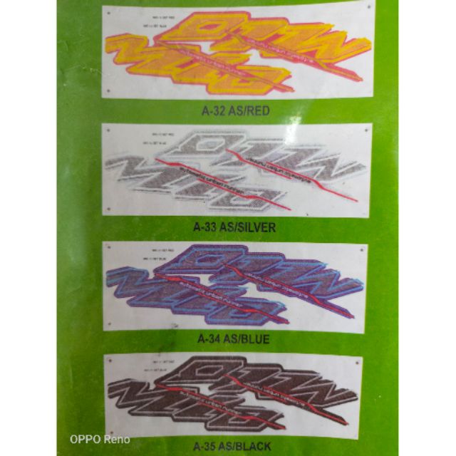 BODY STICKER EGO MIO ( 1 ) | Shopee Philippines